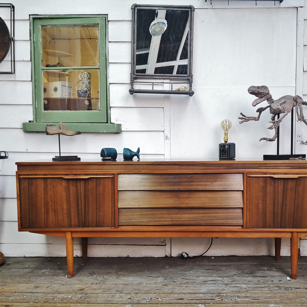 SOLD: 1940s Single Pedestal Oak Study Desk - Cambrewood
