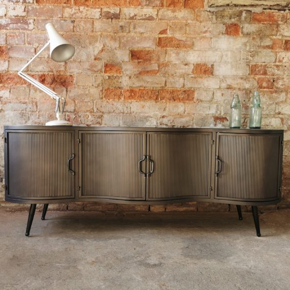 2 LEFT! Industrial Wood & Metal Sideboard - Cambrewood