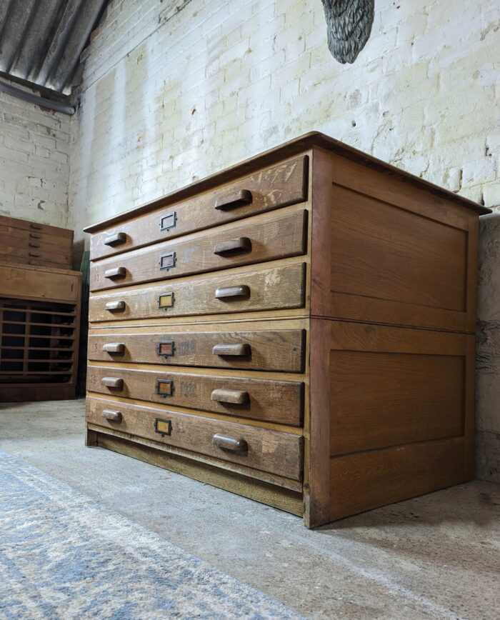 SOLD: 1940s Architects Plan Chest (C1) - Cambrewood