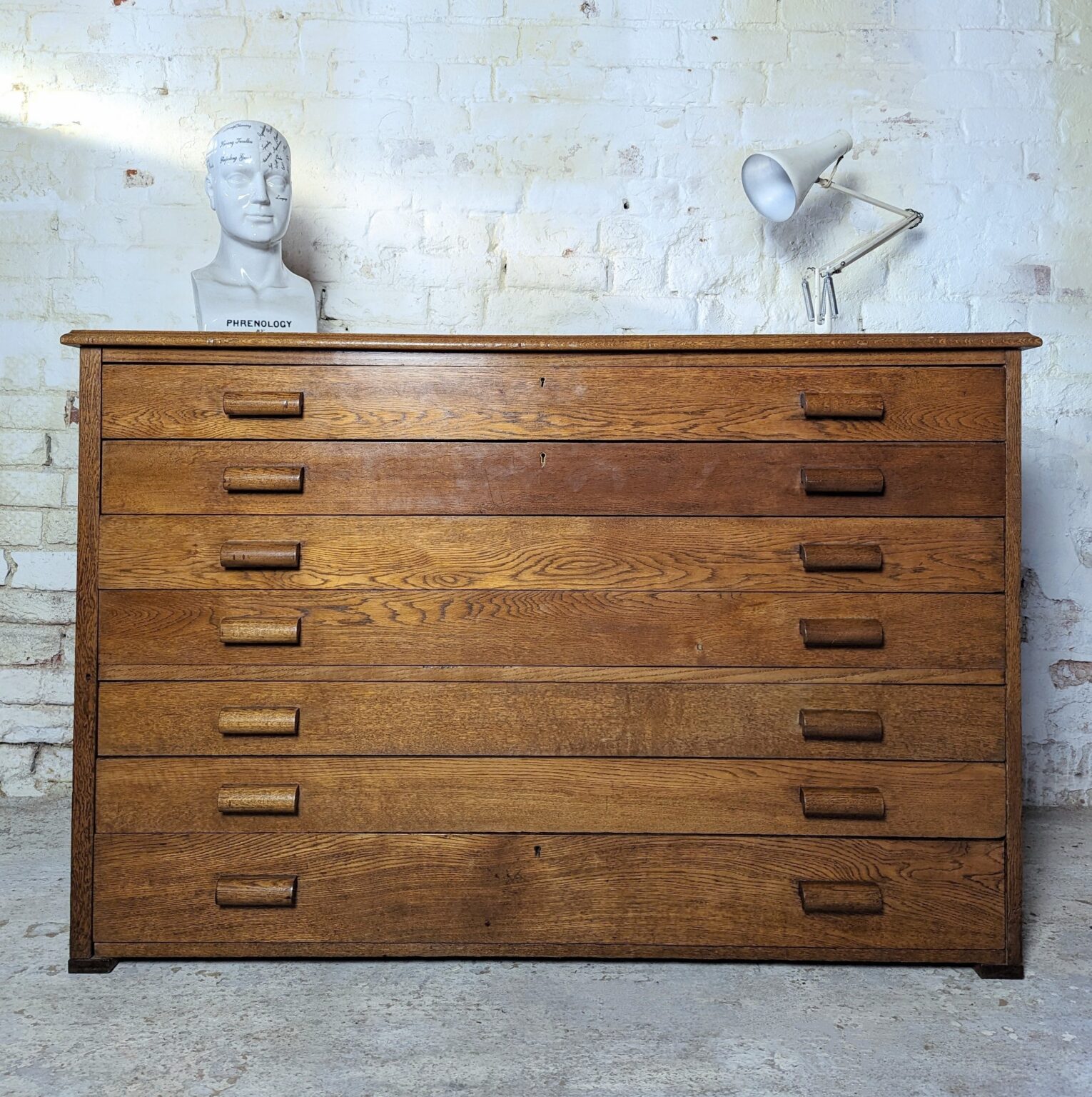 1930s Large Architects Plan Chest (A0 Size) - Cambrewood
