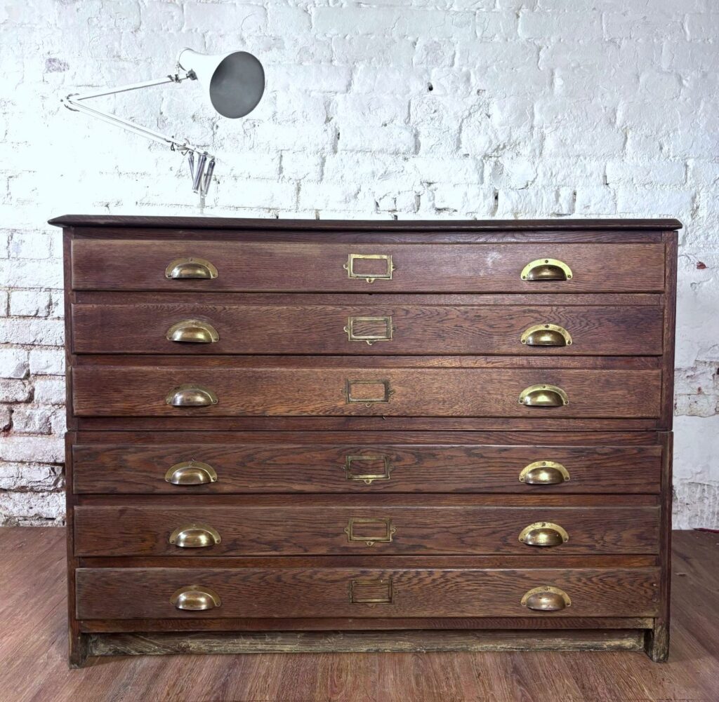 SOLD: 1940s Architects Plan Chest - Cambrewood